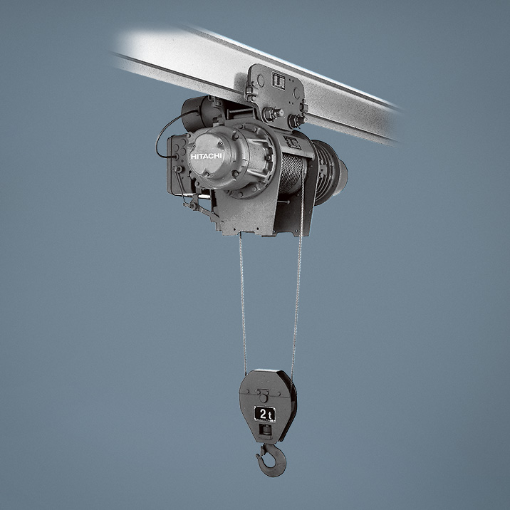 Rope hoist: V-Series Standard Headroom Type : Crane Systems and Related ...